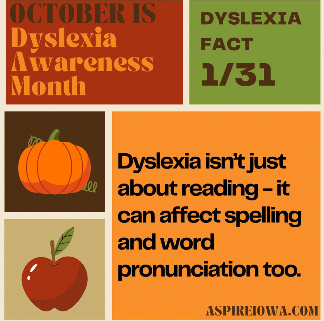 31 Free Dyslexia Facts for October!